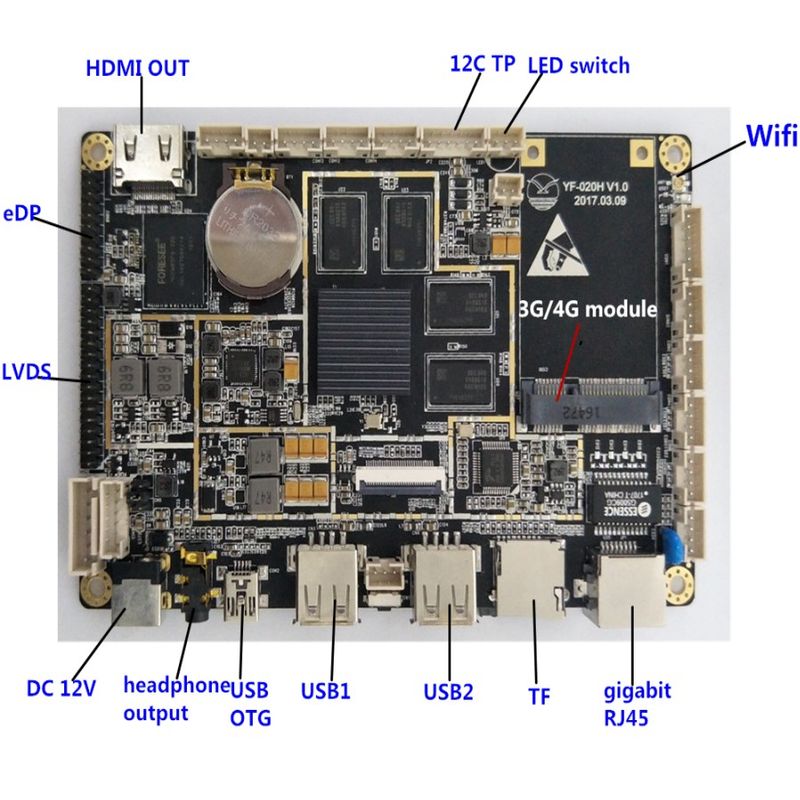 Lvds Dual Usb Video Display Lcd Controller Board - Custom Lcd Display