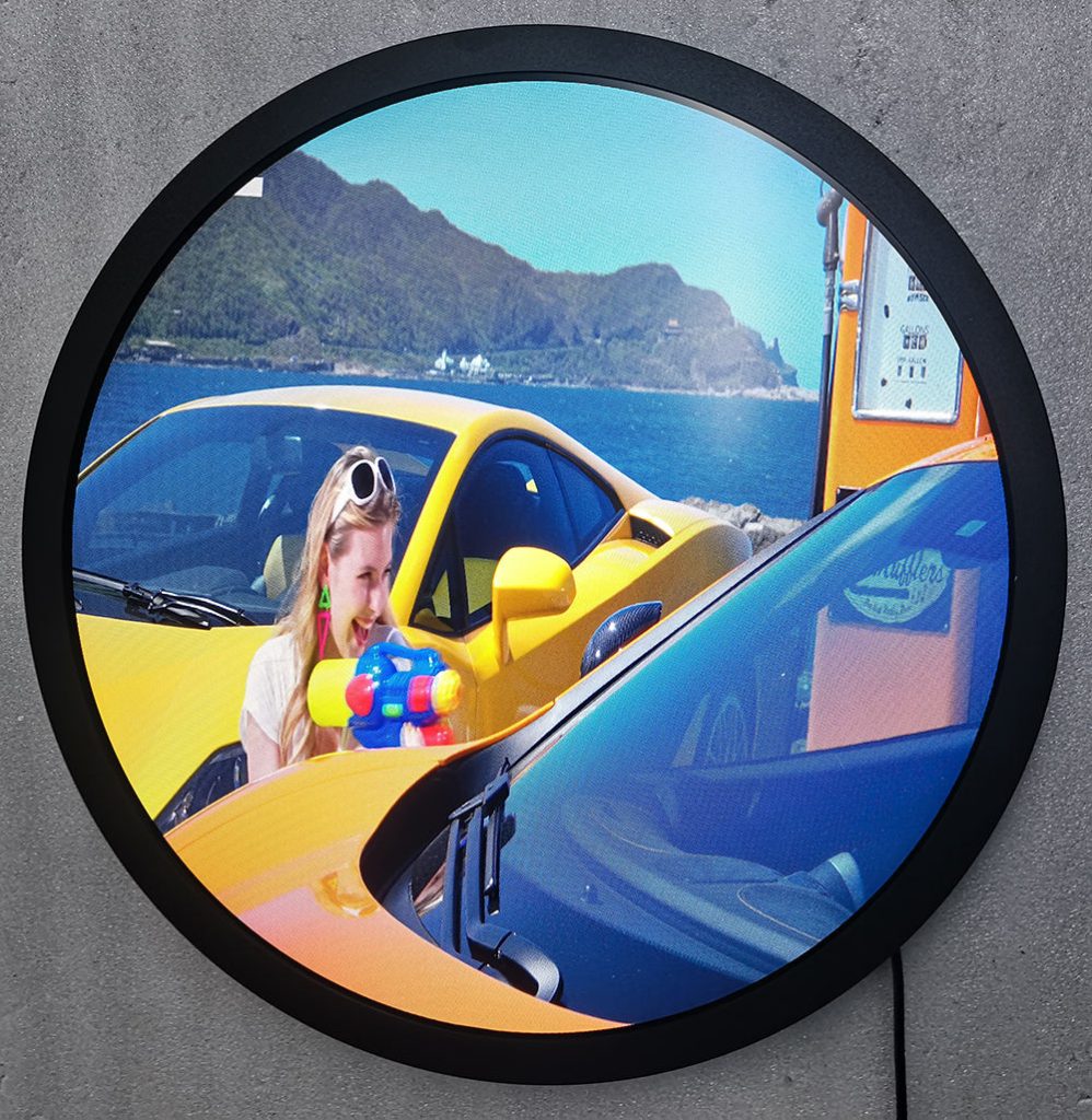 23.6 inch Round Lcd Display Android - Custom Lcd Display