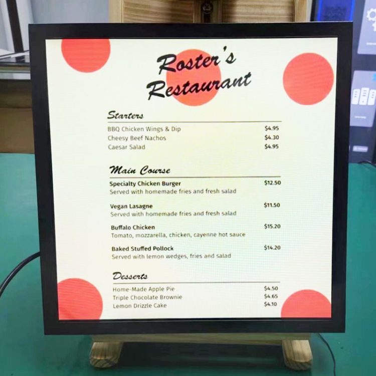 22Inch Square Lcd Display For Art - Custom Lcd Display